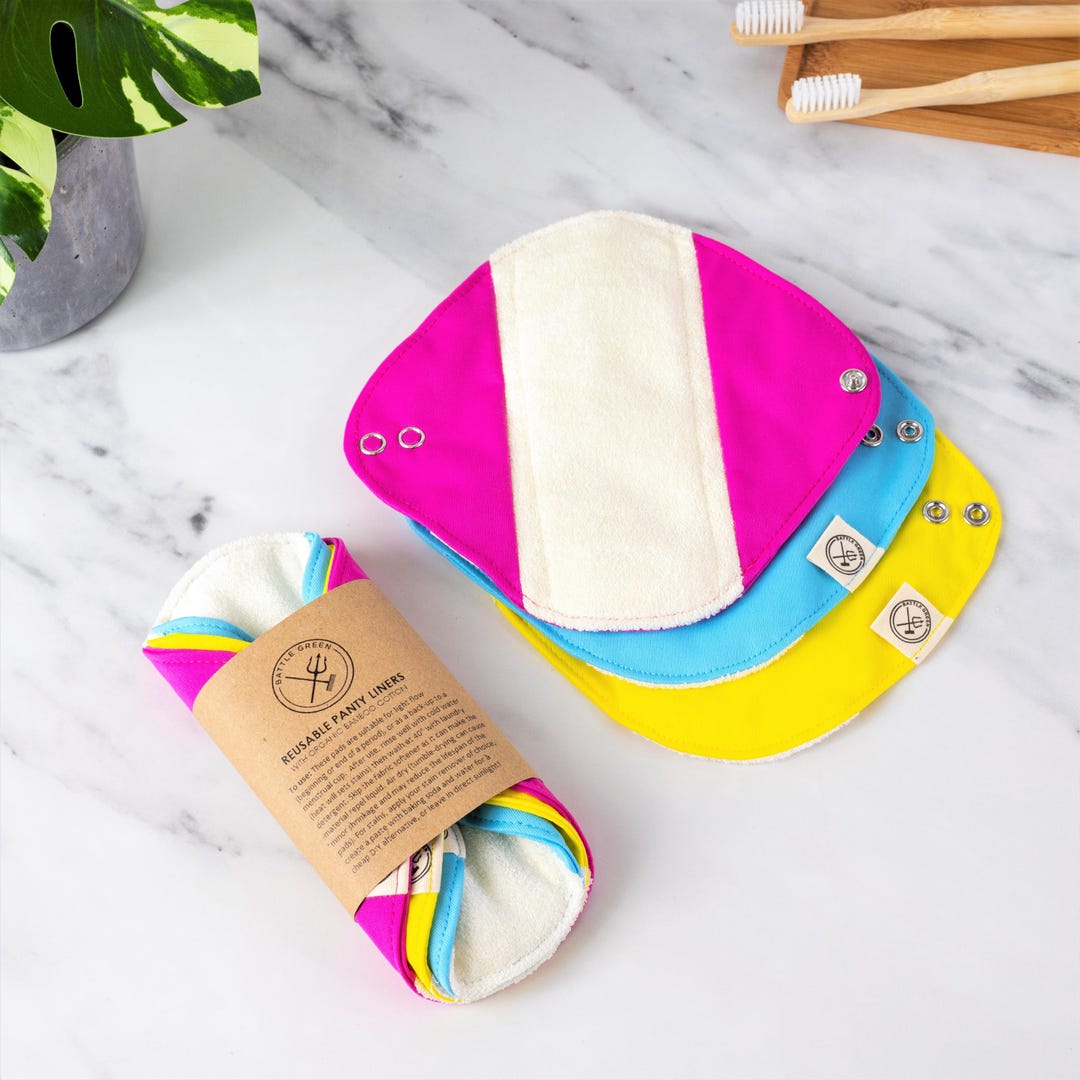 Reusable Period Pads (candy Colours) Size Small for Light Flow - Etsy