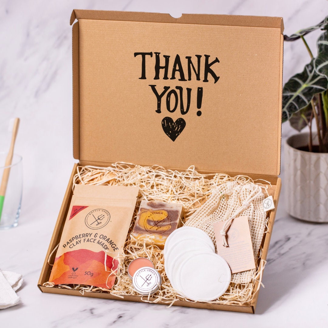 Natural Pamper Gift Set - With Personalized Thank You Message - Etsy