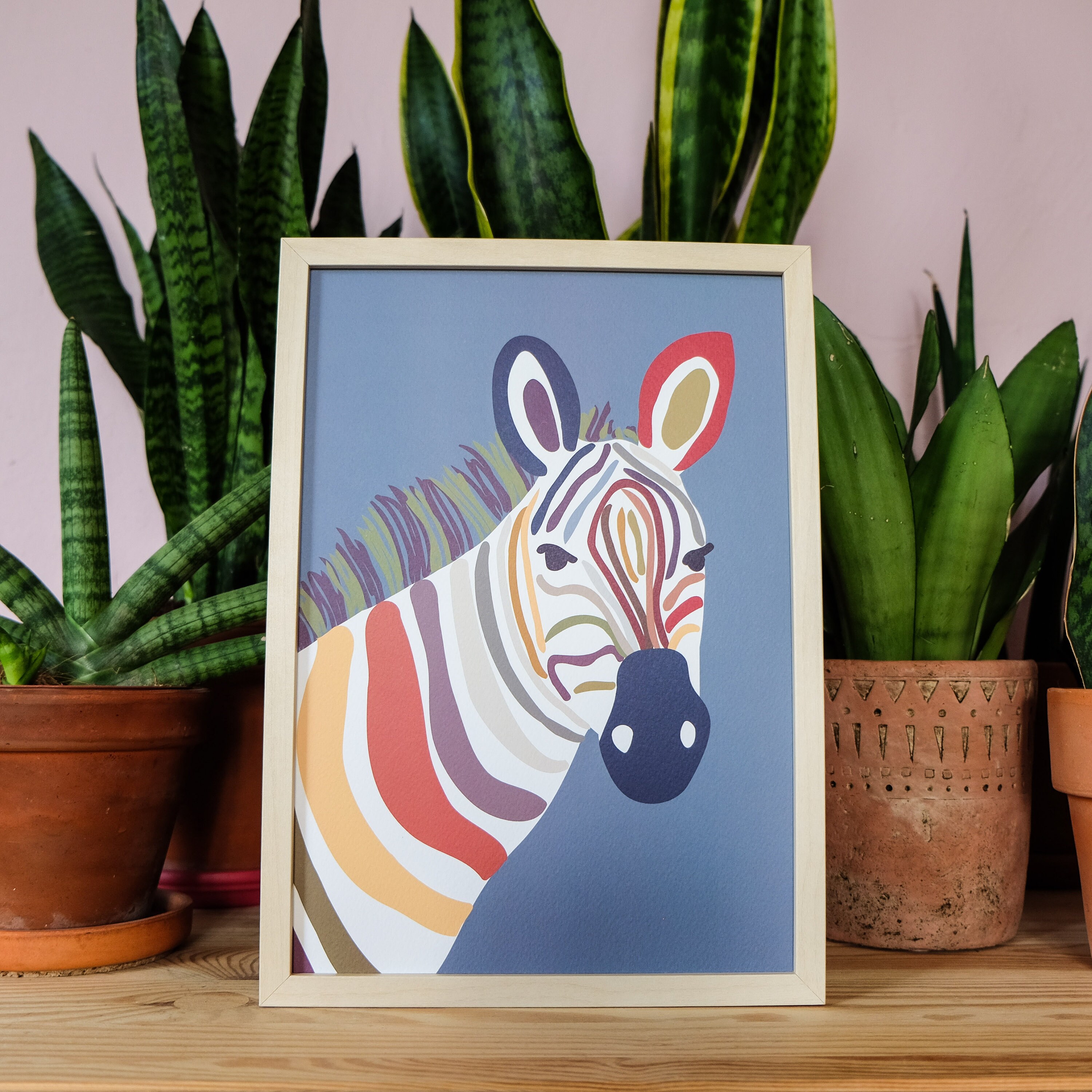 Zebra Poster // Earth Tones // Abstract // Safari // Jungle // Nature ...