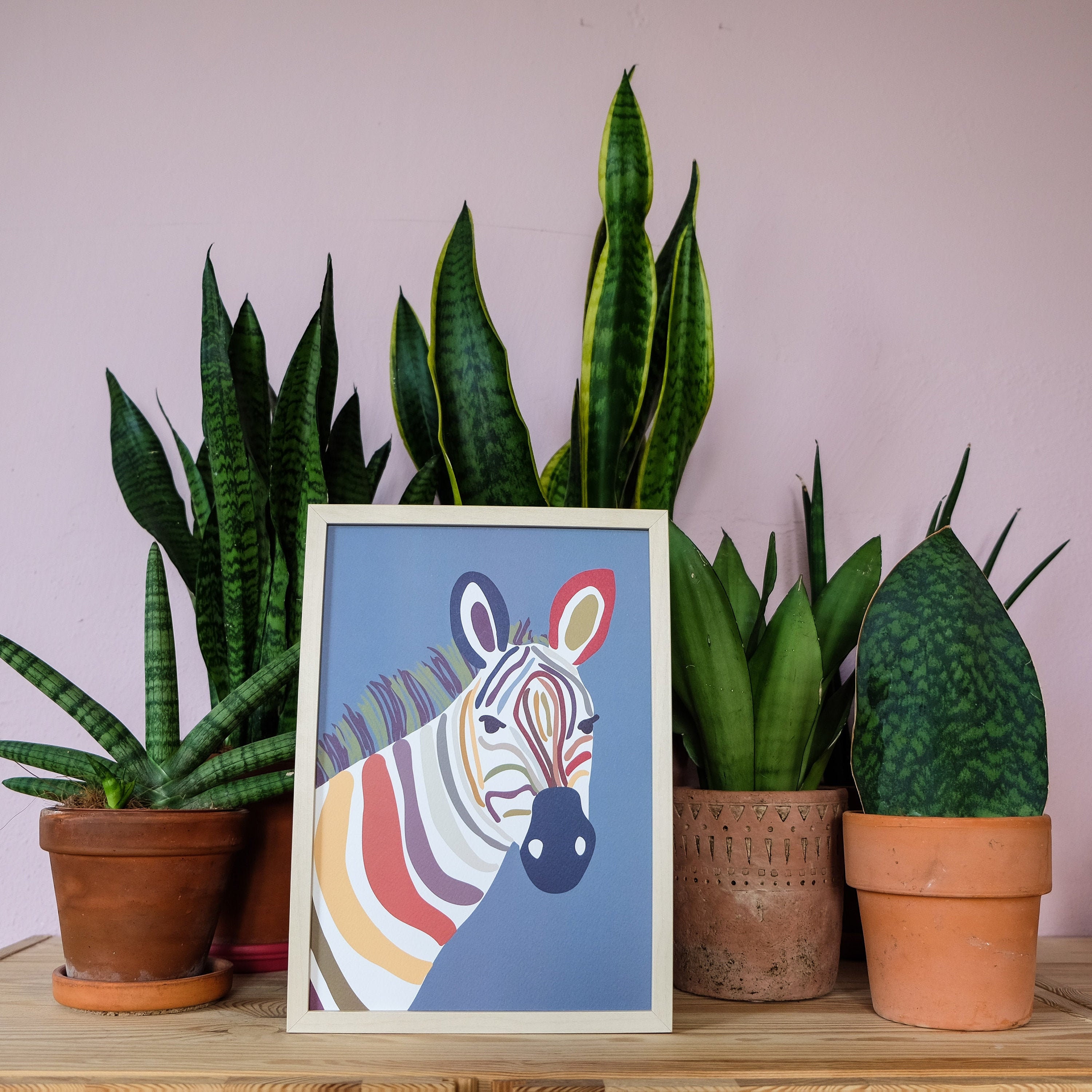 Zebra Poster // Earth Tones // Abstract // Safari // Jungle // Nature ...