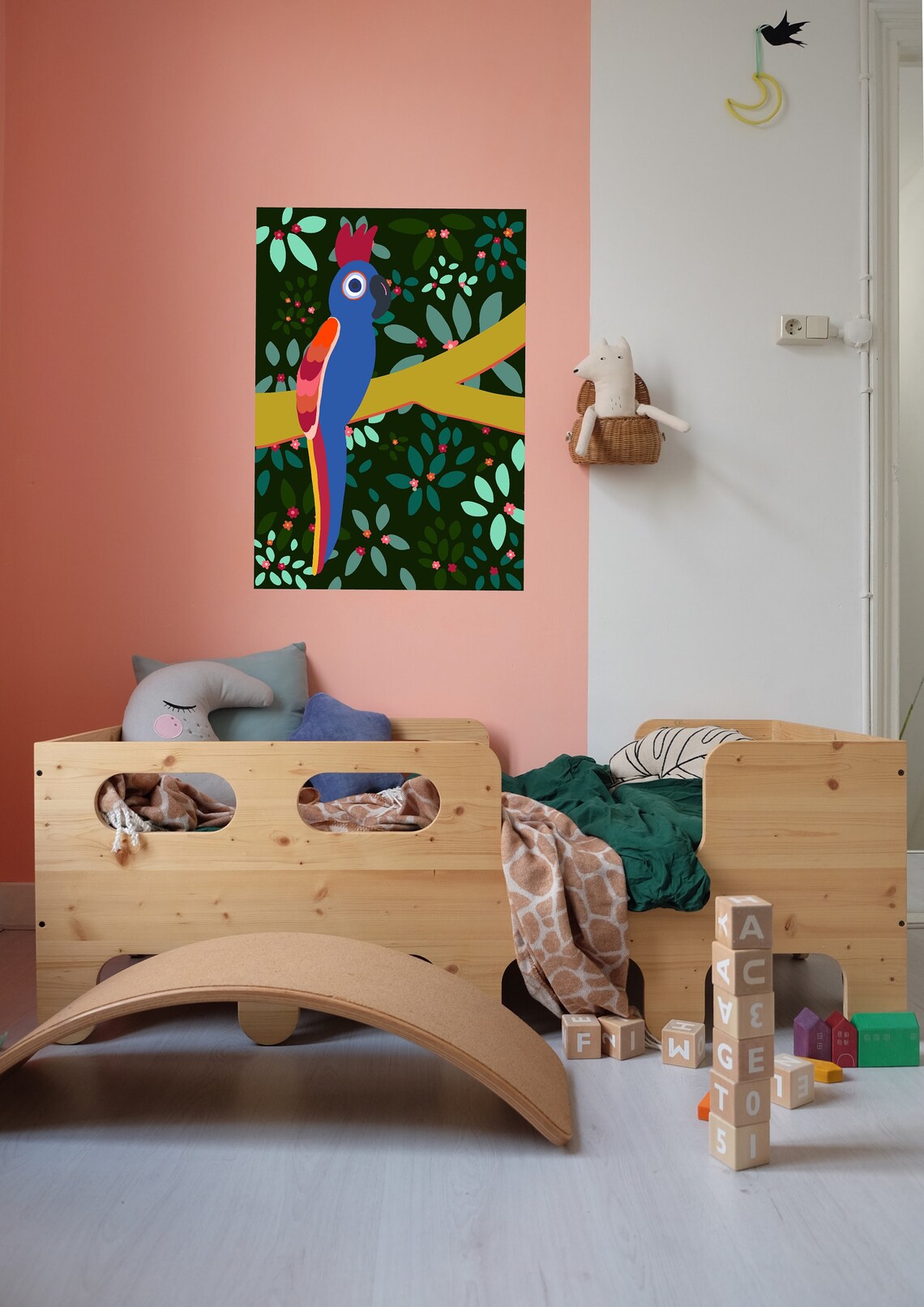 Cockatoo Poster // Abstract // Botanical // Jungle // Nature - Etsy