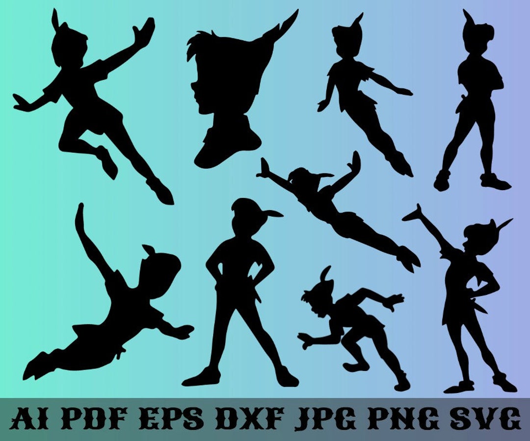 Peter Pan Silhouette Printable