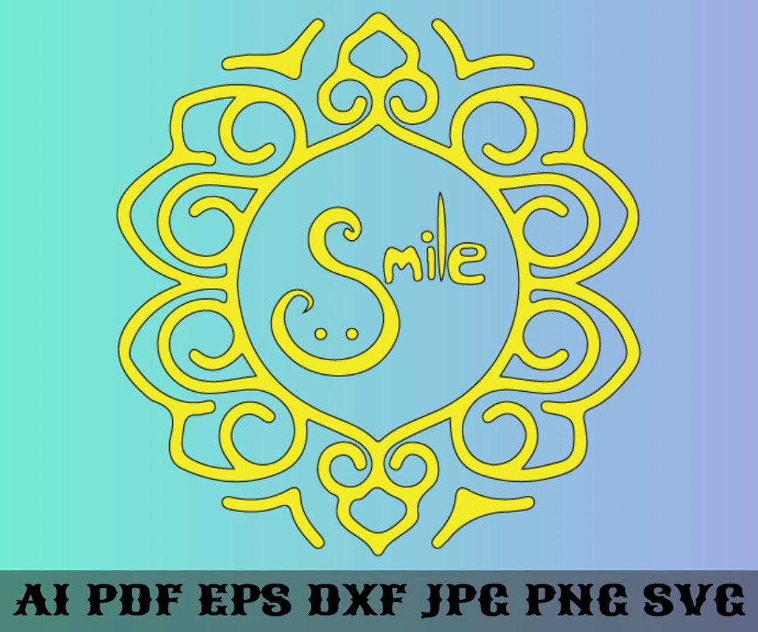 Smile SVG, Quotes SVG, Smile Quotes, Smile Silhoutte, Printable ...