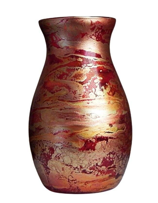 Rich Gold Vase in Alcohol Inks - Etsy