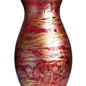 Rich Gold Vase in Alcohol Inks - Etsy