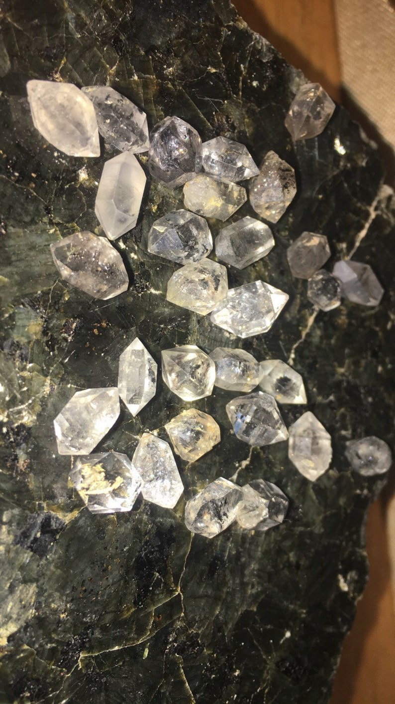 Double Terminated Phantom Herkimer Diamonds one Crystal - Etsy