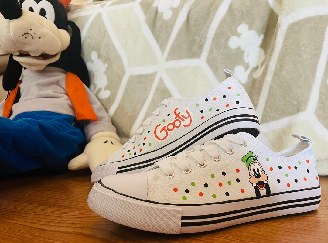 Disney Goofy Inspired Sneakers for Women mens & Kids by Request. so ...