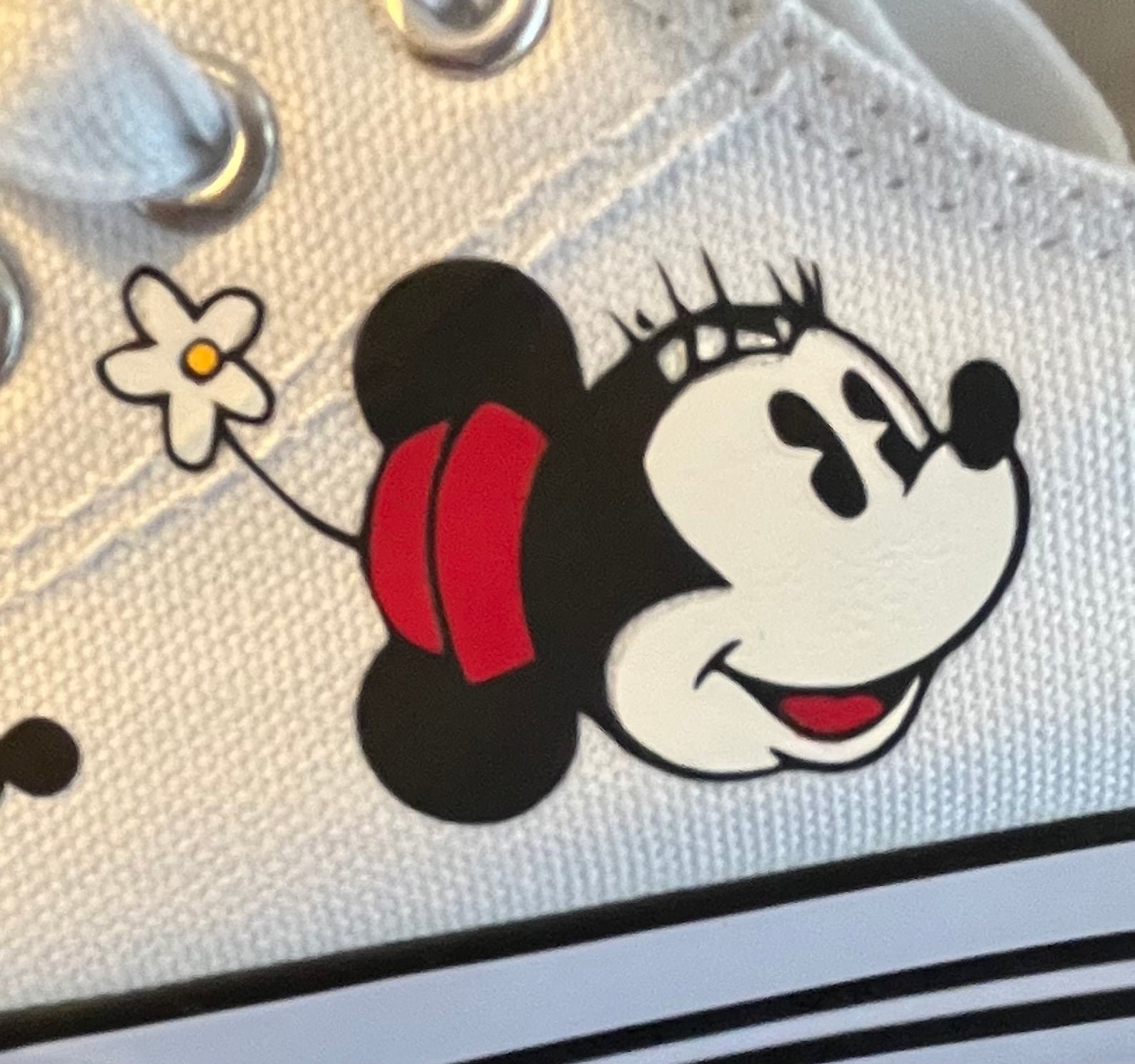 Classic Mickey & Minnie Inspired Converse Style Sneakers for - Etsy