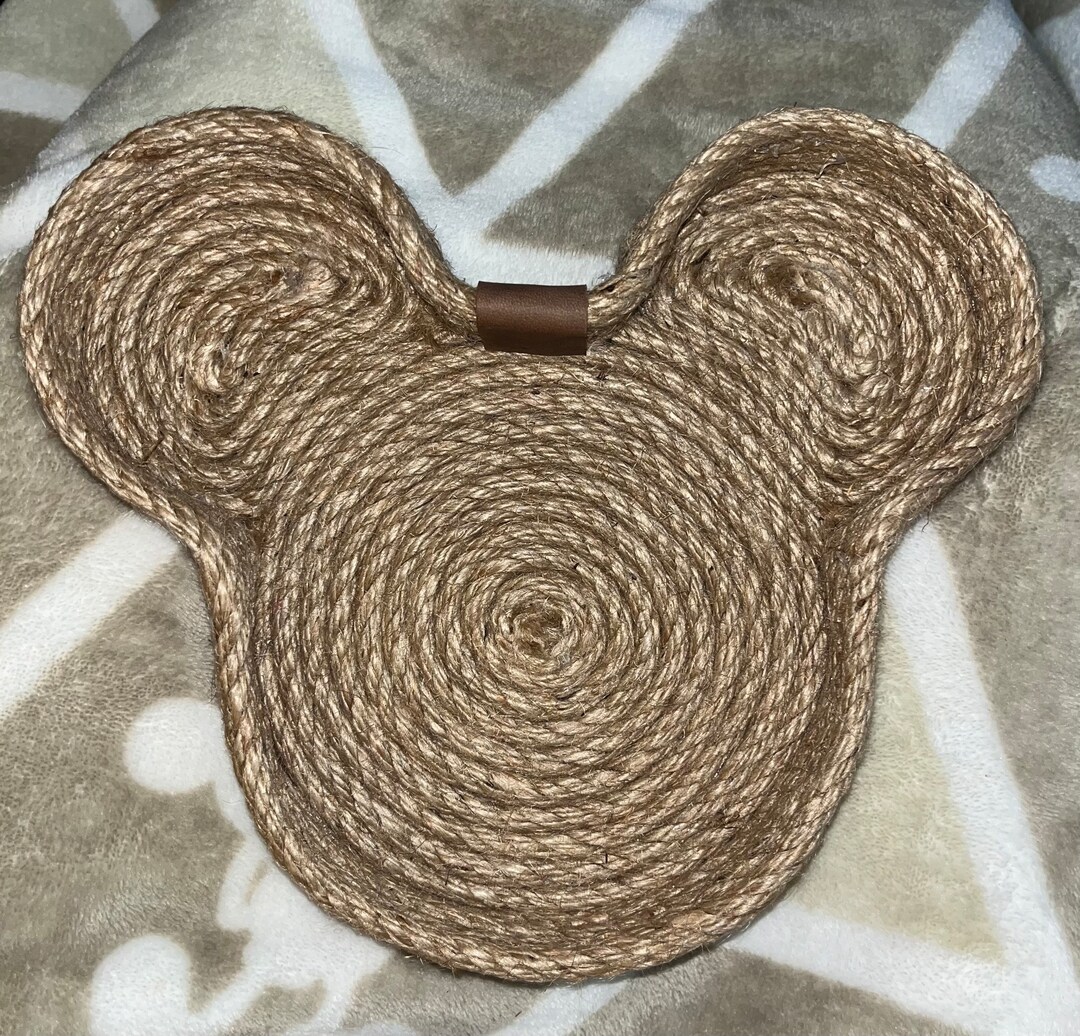 NEW Small Disney Mickey Inspired Rope Anything Tray for Display or Use ...
