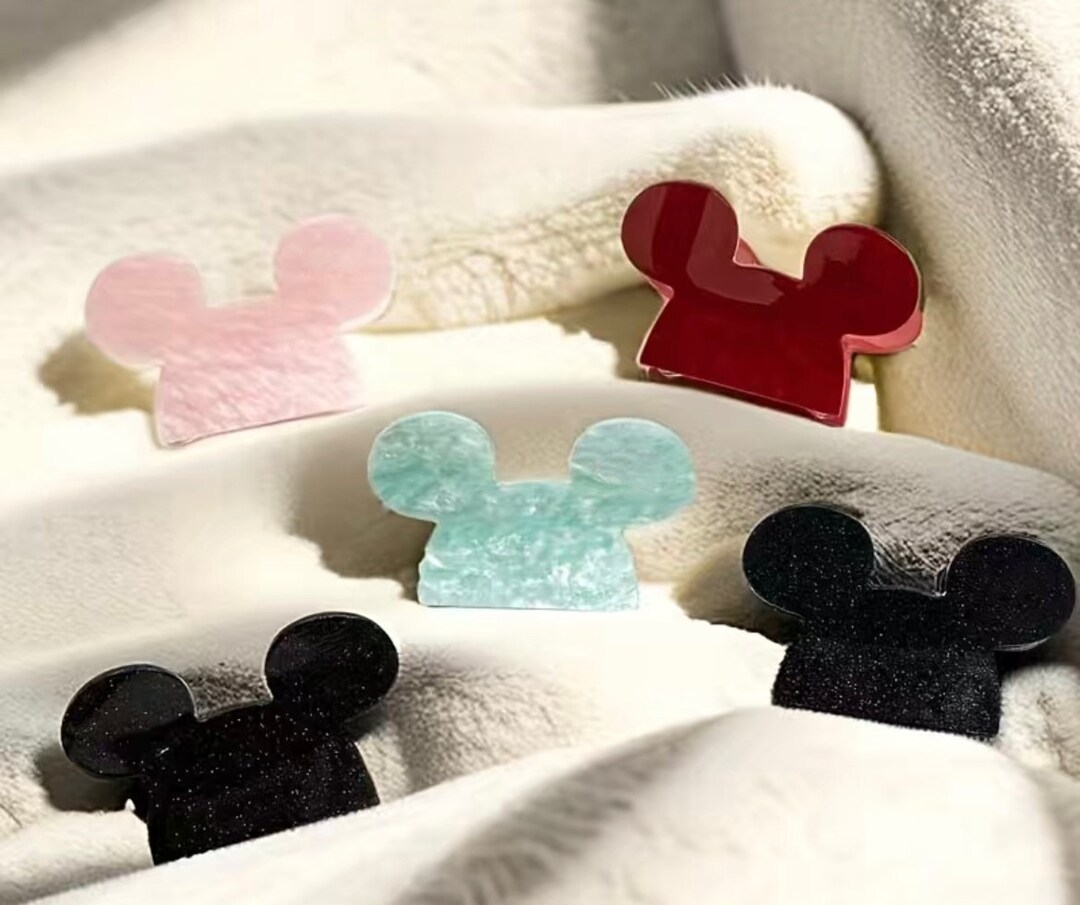 Mickey or Minnie Mouse Inspired Hair Clip FREE SHIPPING - Etsy