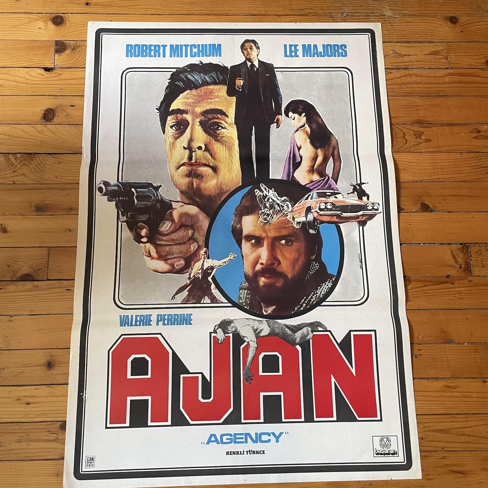 1980 the Agency Original Turkish Movie Poster. Vintage Drama Movie ...