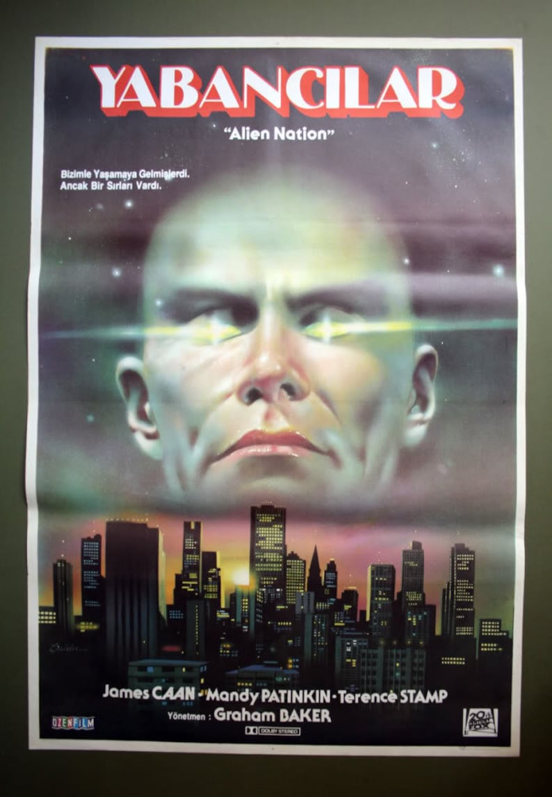 Alien Nation Sci Fi Original One Sheet Movie Poster. 1988 - Etsy