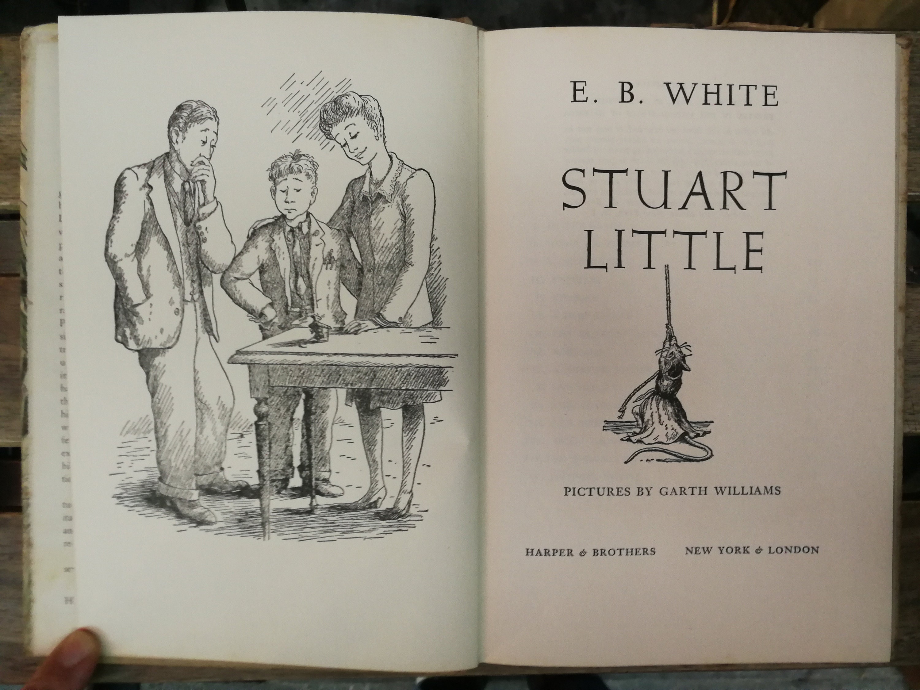 Stuart Little E.B. White Rare 1st Edition Book - Etsy