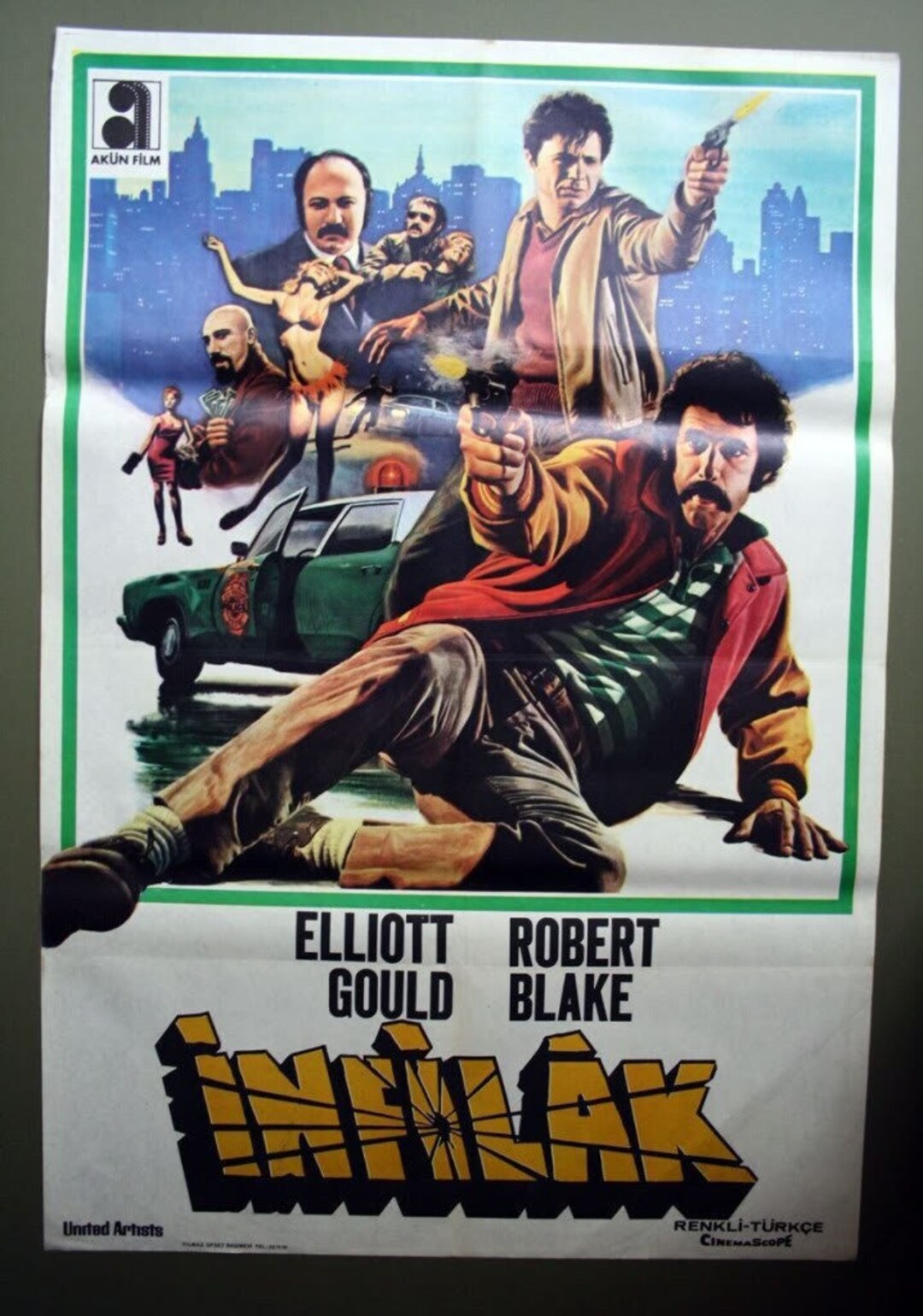 Busting-original Vintage Movie Poster, Retro 70s Crime Film Poster ...