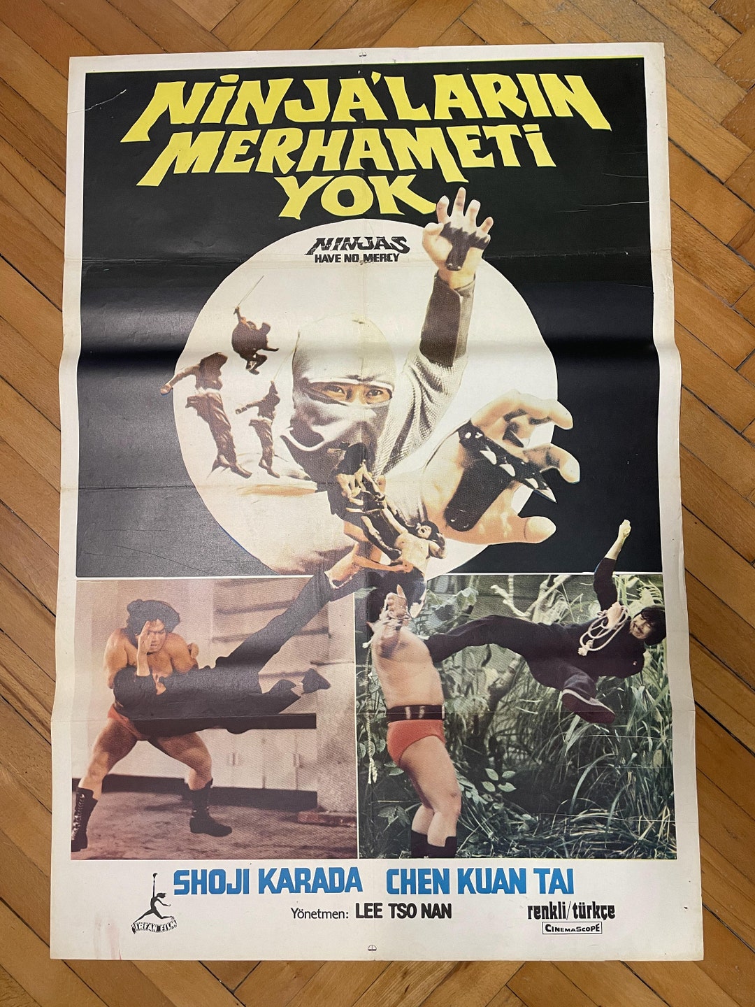 1983. Deadly Life of a Ninja. Unique Vintage Turkish Movie Poster 1980 ...