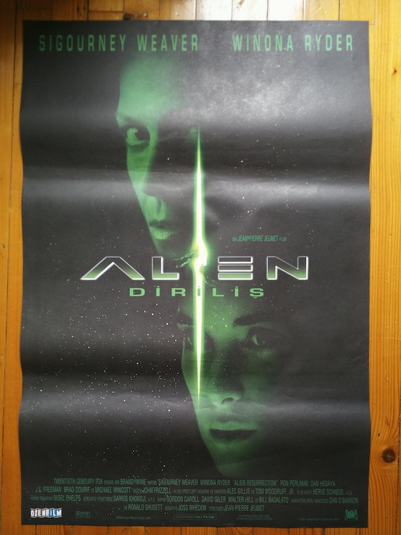 Alien: Resurrection 1997 Winona Ryder Sci-fi Vintage Movie | Etsy