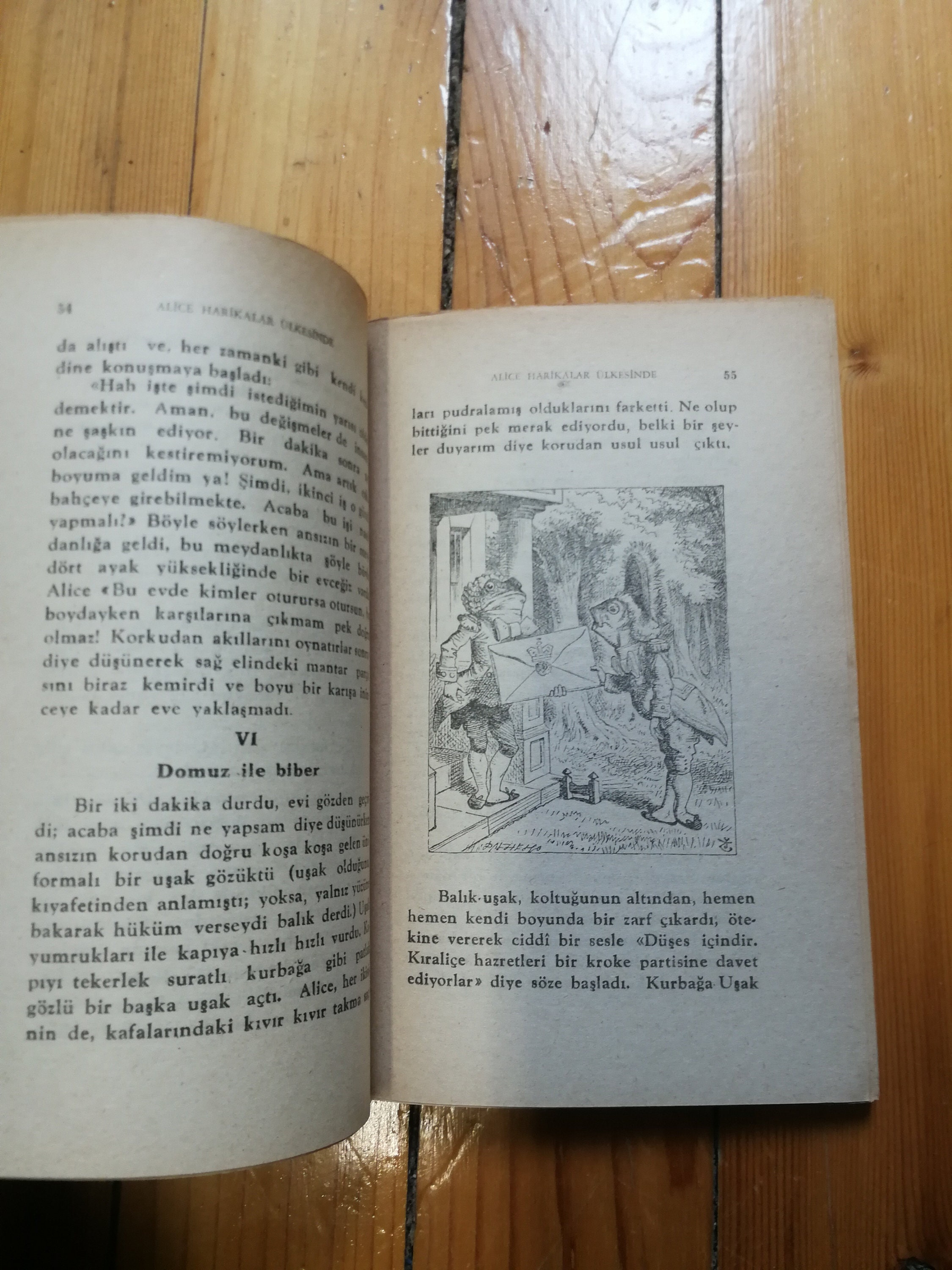 1946 Alice's Adventures in Wonderland Vintage Turkish - Etsy