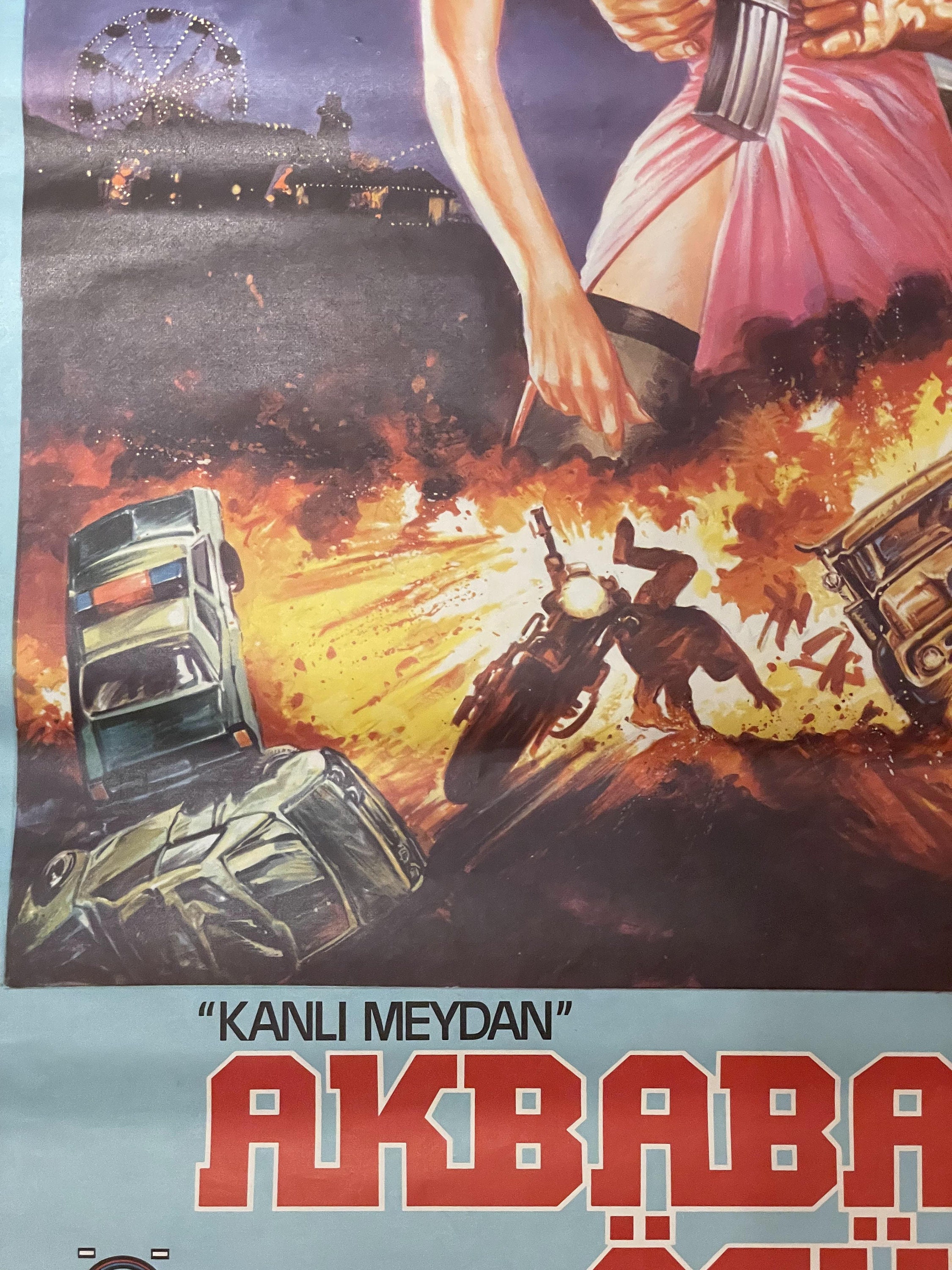 1983 Slayground. Original One Sheet Movie Poster. Vintage Poster. Artwork. Film Art. Turkish ...