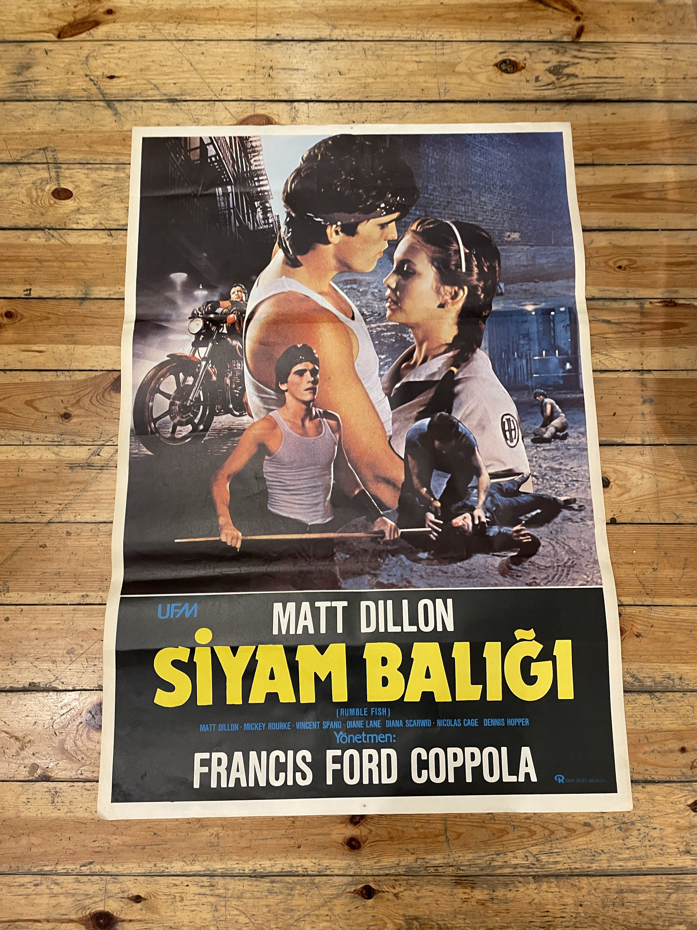 Rumble Fish Movie Poster