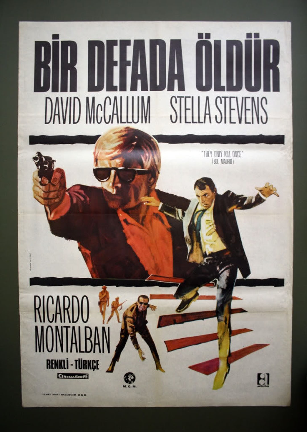 1968 Sol Madrid David Mccallum, Stella Stevens, Telly Savalas, Rip Torn ...