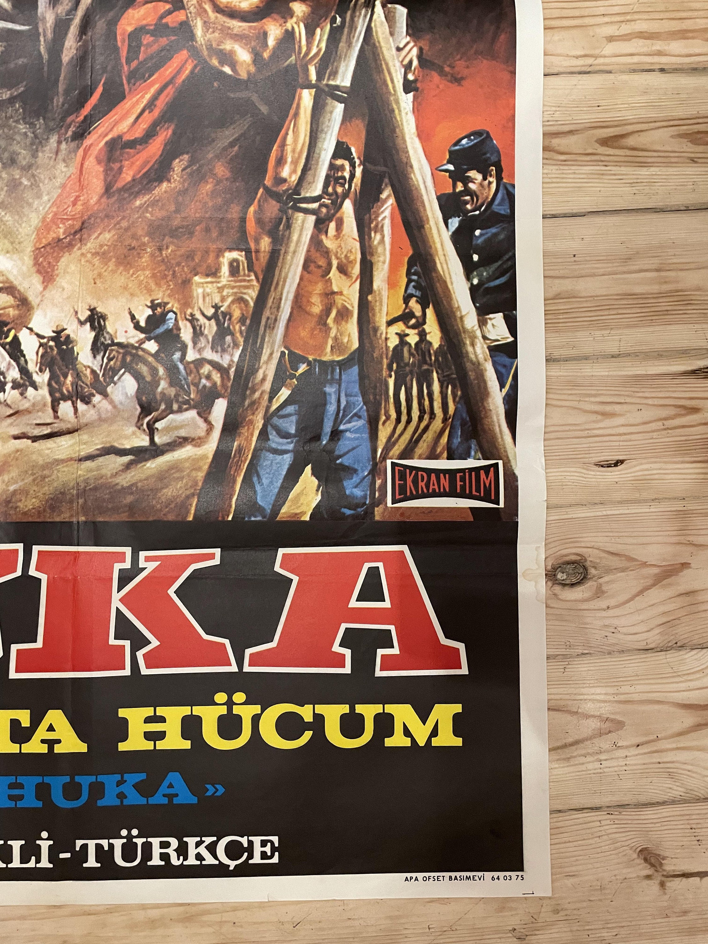 1967 Chuka. Original One Sheet Movie Poster. Vintage Poster. Artwork ...