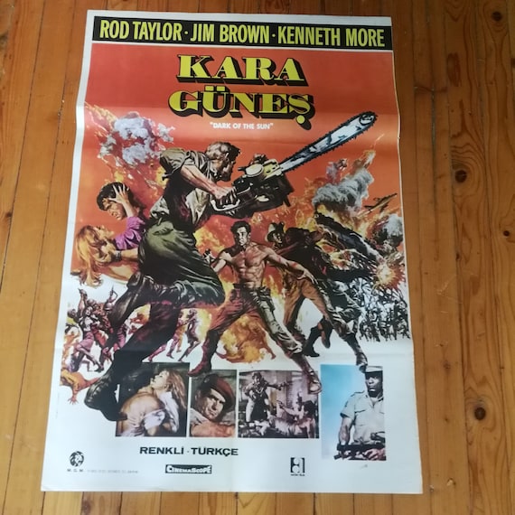 The Mercenaries Vintage Movie Poster. Film Art. Retro Poster. | Etsy