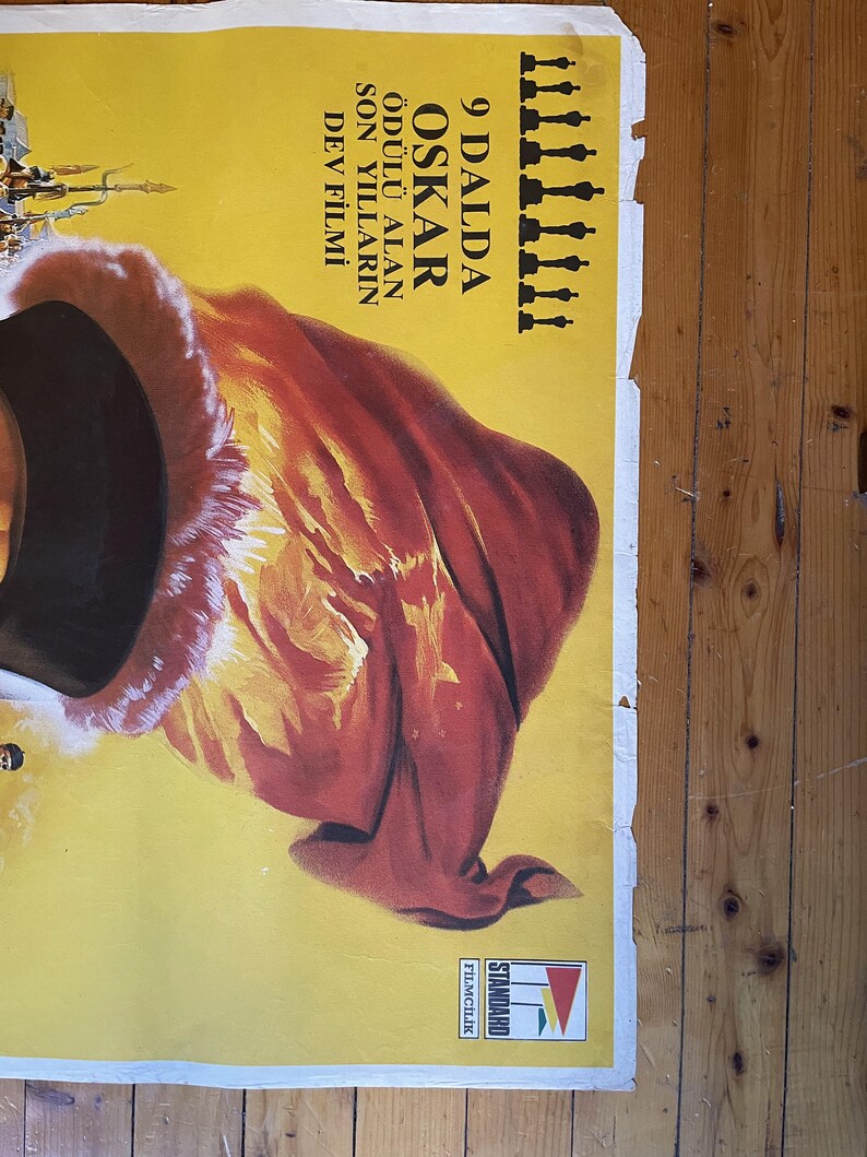 1987 the Last Emperor Original Turkish Movie Poster.vintage Epic Movie ...