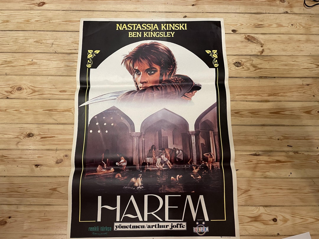 1985 Harem. Original One Sheet Movie Poster. 1980s Cult Turkish Movie Poster. Vintage Poster ...