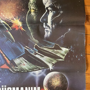1985 Enemy Mine Original Turkish Movie Poster.vintage Sci-fi Movie ...