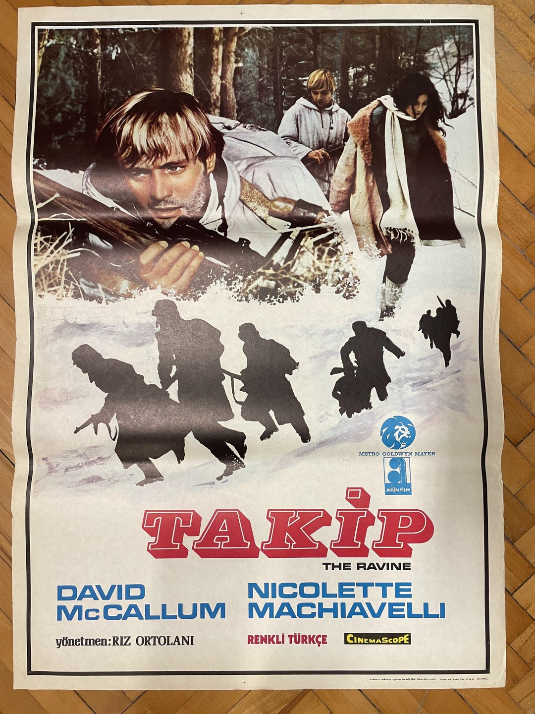 La Cattura 1969 Vintage Turkish Movie Poster Italian Movie World War 2 ...