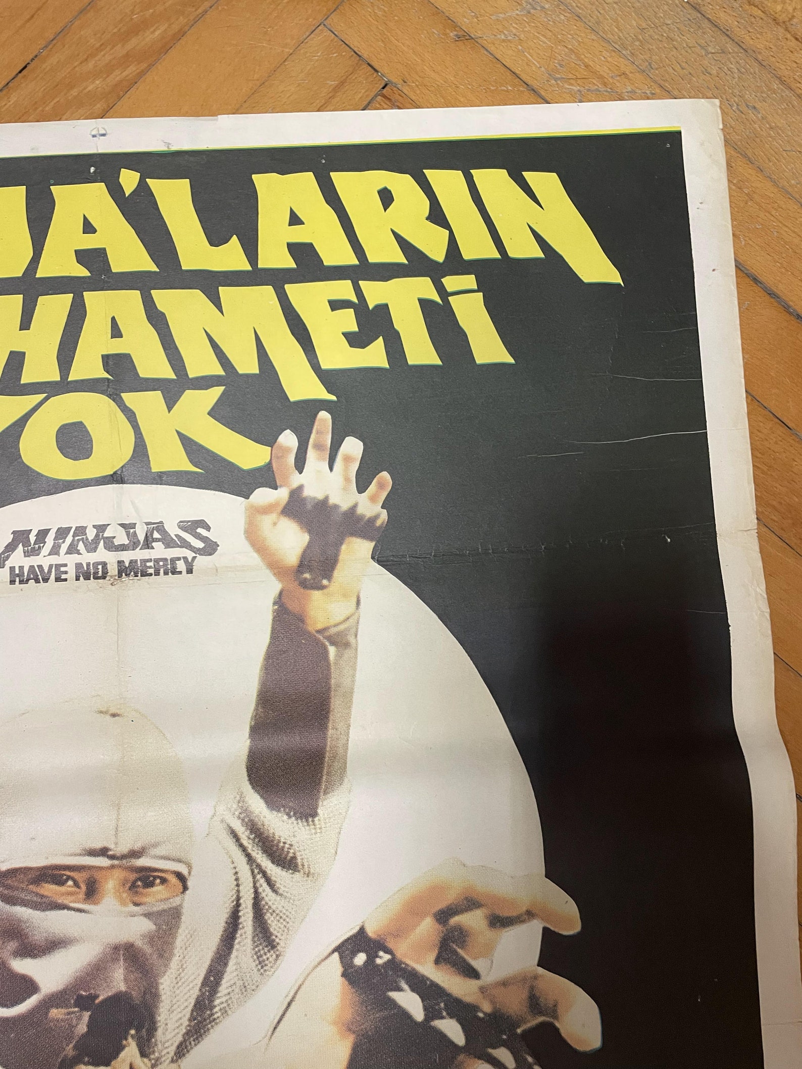 1983. Deadly Life of a Ninja. Unique Vintage Turkish Movie Poster 1980 ...