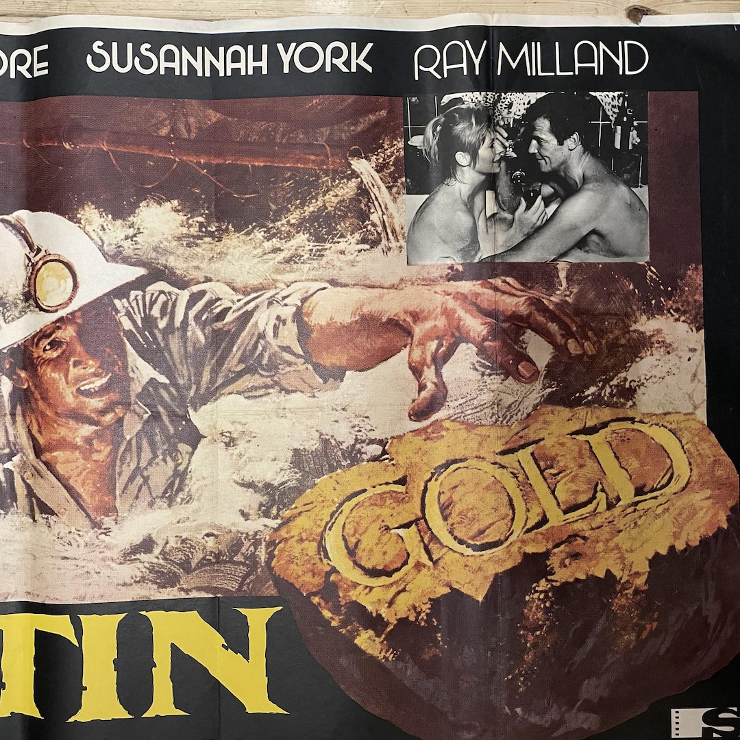 1974 Gold. Original One Sheet Movie Poster. Vintage Poster. Artwork ...