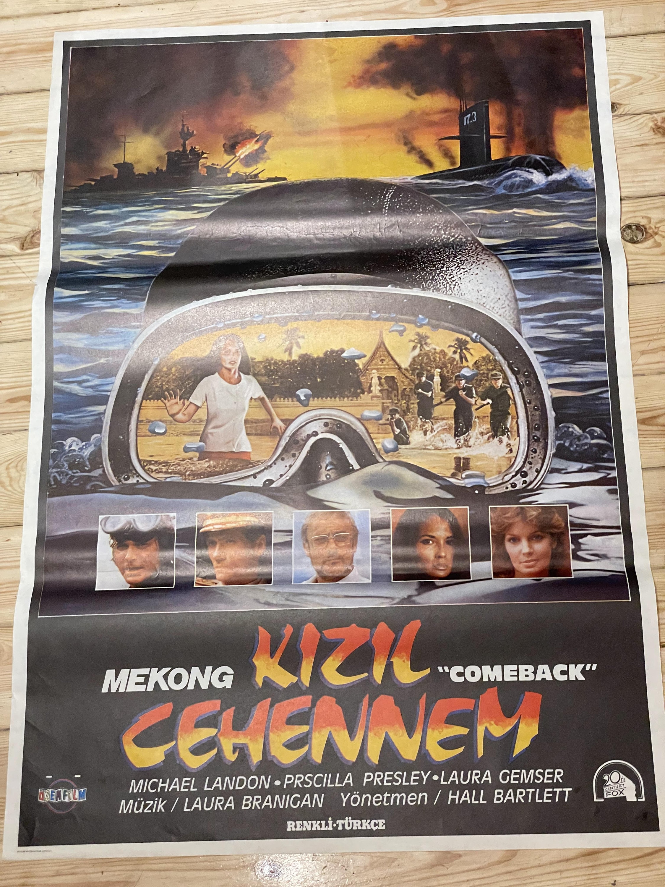 1983 Original One Sheet Turkish Movie Poster. Vintage Poster. Adventure ...