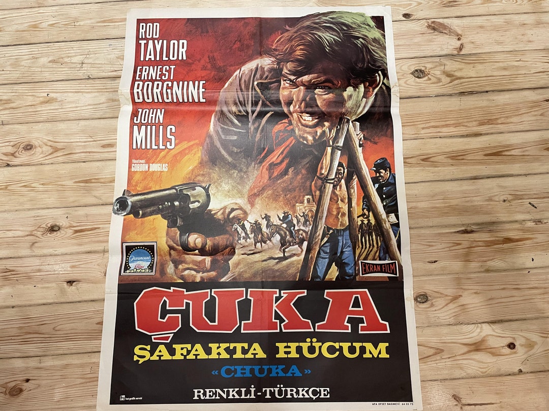 1967 Chuka. Original One Sheet Movie Poster. Vintage Poster. Artwork ...