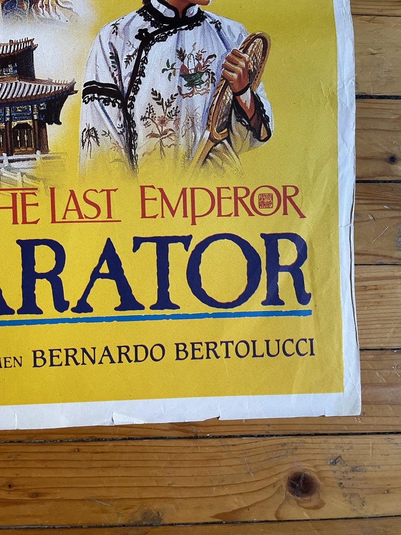 1987 the Last Emperor Original Turkish Movie Poster.vintage Epic Movie ...