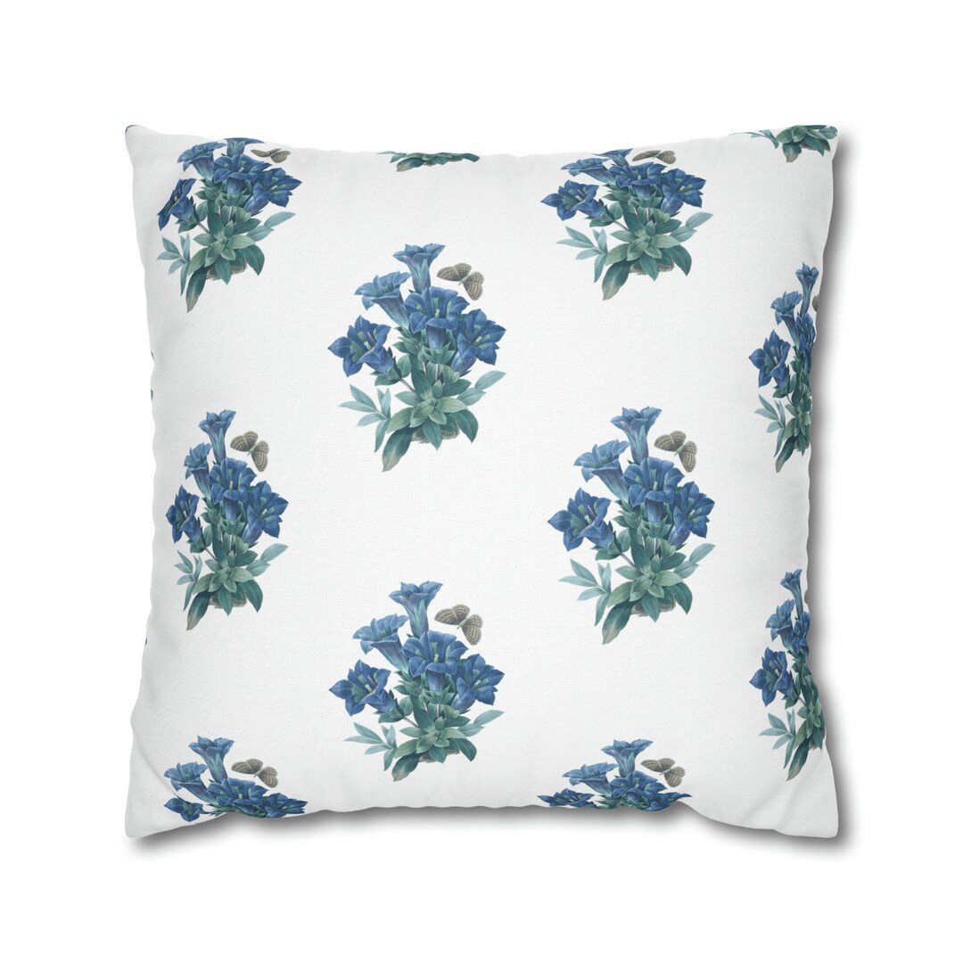 Antique French Blue Flower Print Created in the 18th Century - Etsy