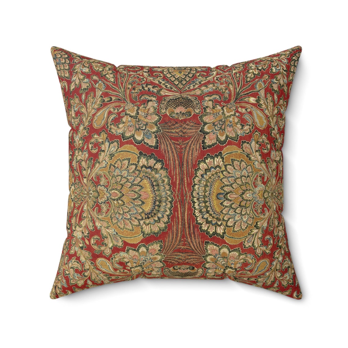Antique Dutch Fabric Pattern Created in C.1720 Printed Spun Pillow - Etsy