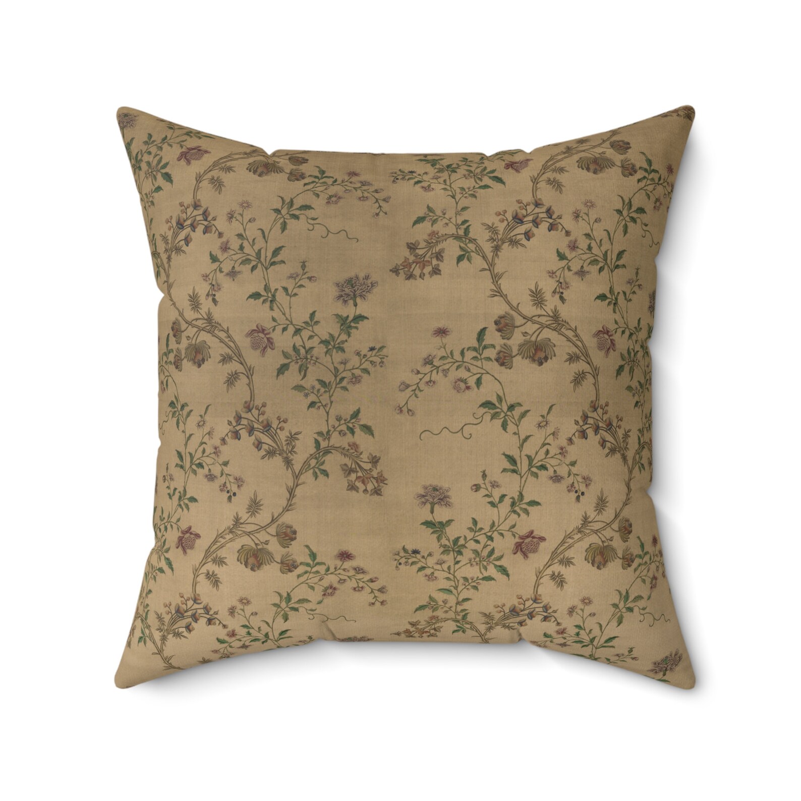 Antique Dutch Fabric Pattern With Floral Pattern Created Between C ...