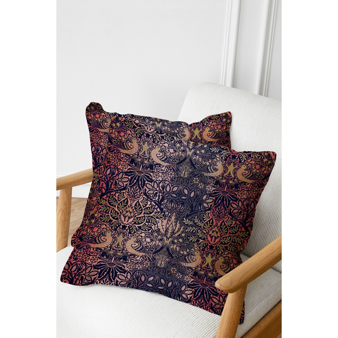 William Morris's Woven Textile. Dove and Rose Created in 1879 Famous ...