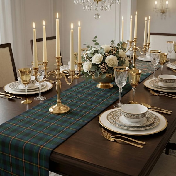 Tartan Table Runner - Etsy
