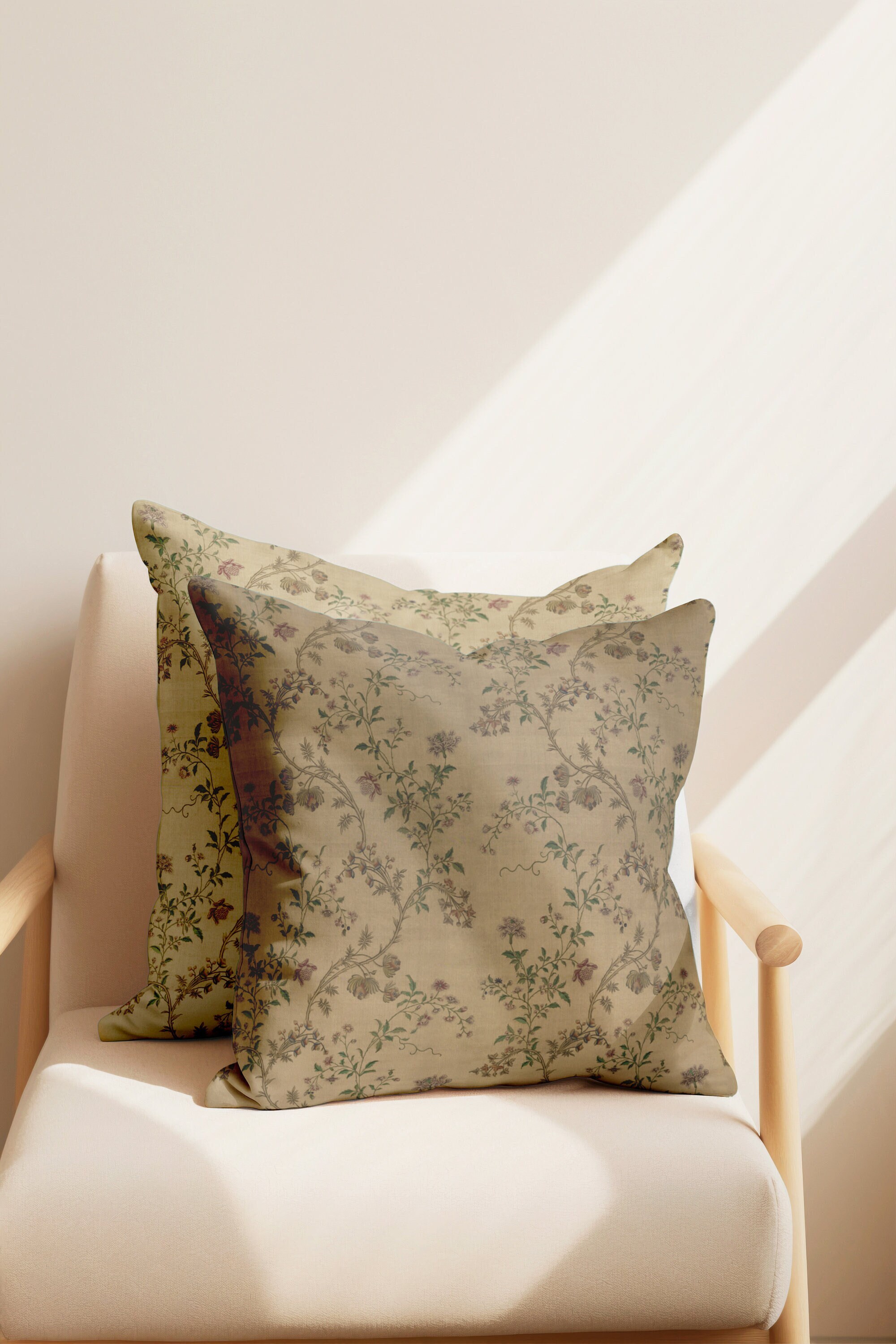 Antique Dutch Fabric Pattern With Floral Pattern Created Between C ...