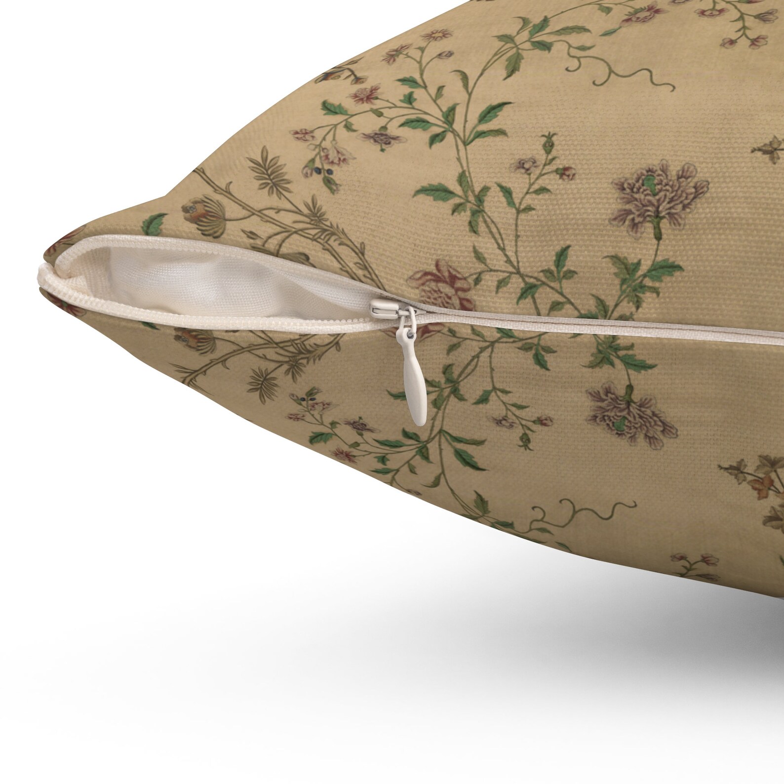 Antique Dutch Fabric Pattern With Floral Pattern Created Between C ...