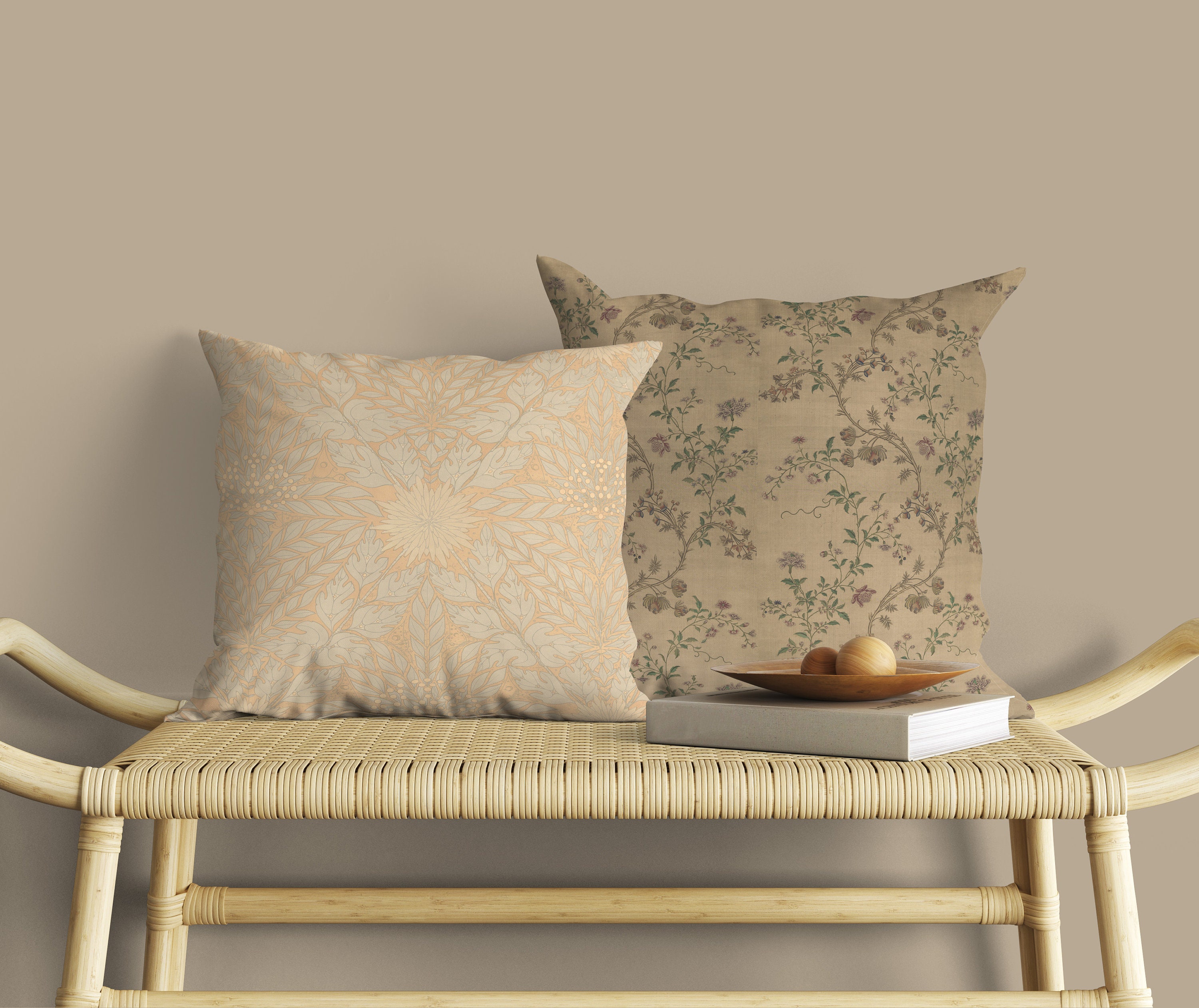 Antique Dutch Fabric With Floral Pattern Created Between C. - Etsy