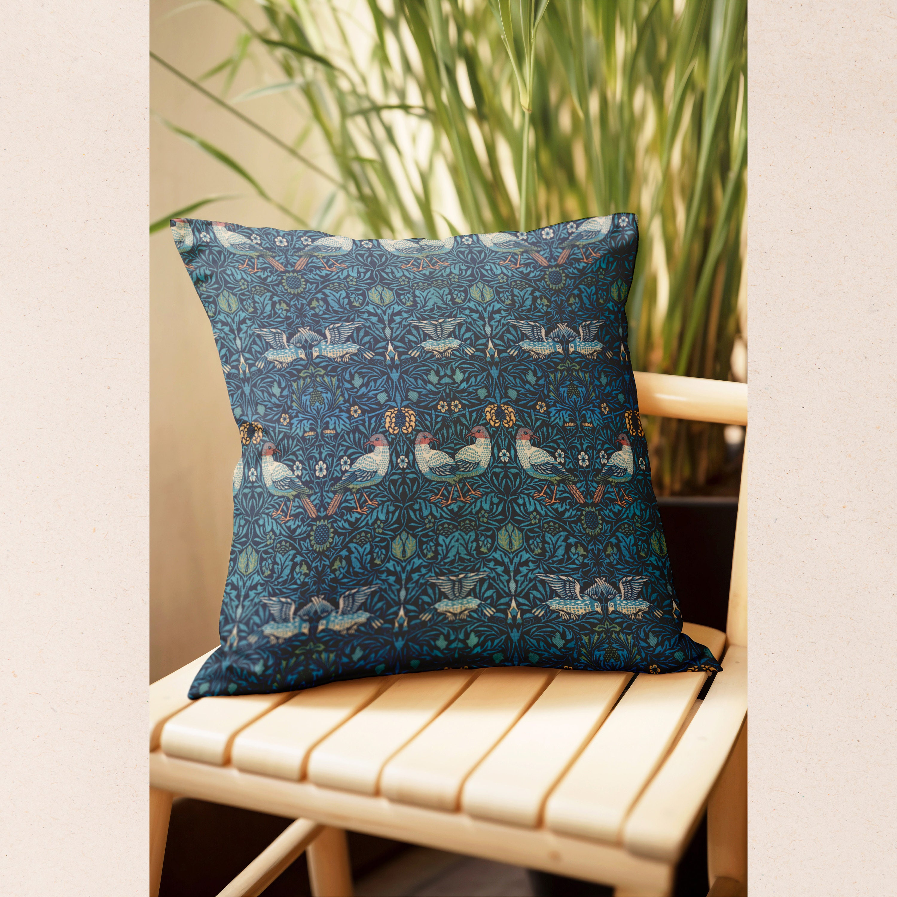 William Morris's Birds Famous Pattern Created in 1877-8 Printed OUTDOOR ...