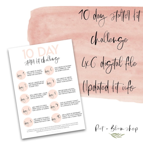 10 Day Starter Kit Challenge Pink | Etsy