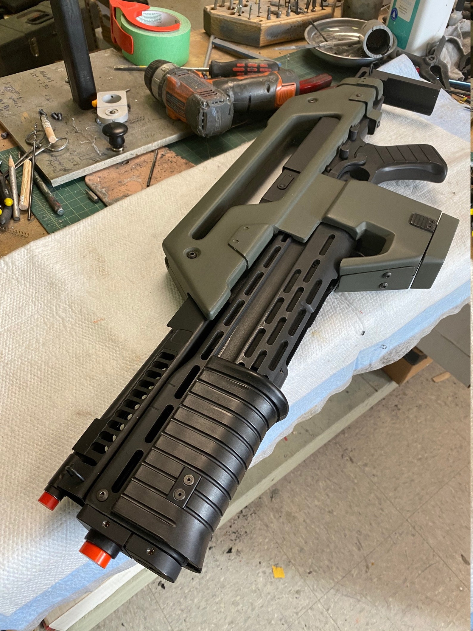 Aliens M41-A Pulse Rifle Replica HERO Model 1/1 LEDS Custom | Etsy