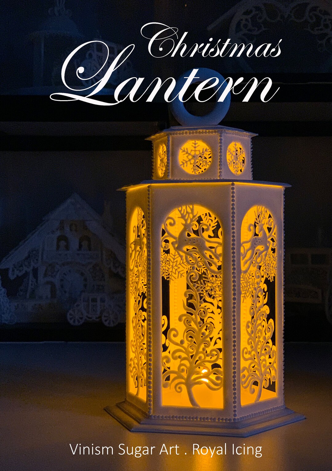 Christmas Lantern - Template for Youtube Tutorial - Etsy