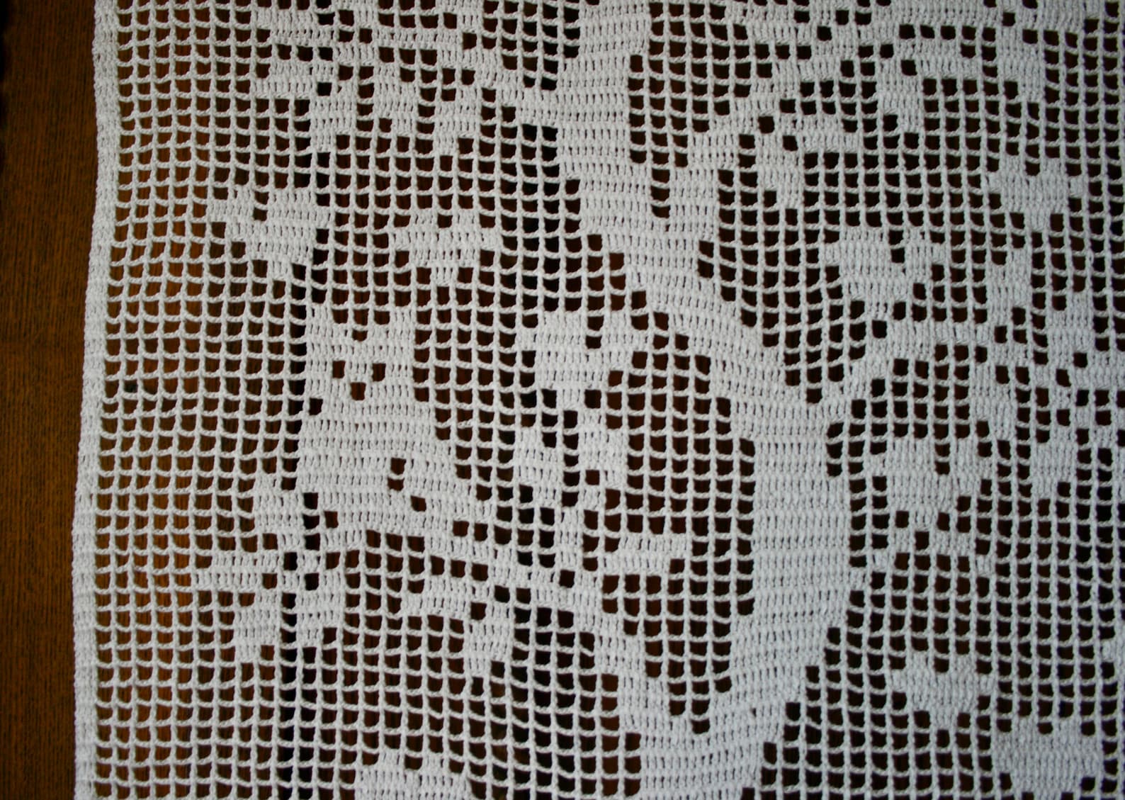 Crochet Curtain, Squirrel Curtain, Owl Curtain, Tree Curtain, Deer ...