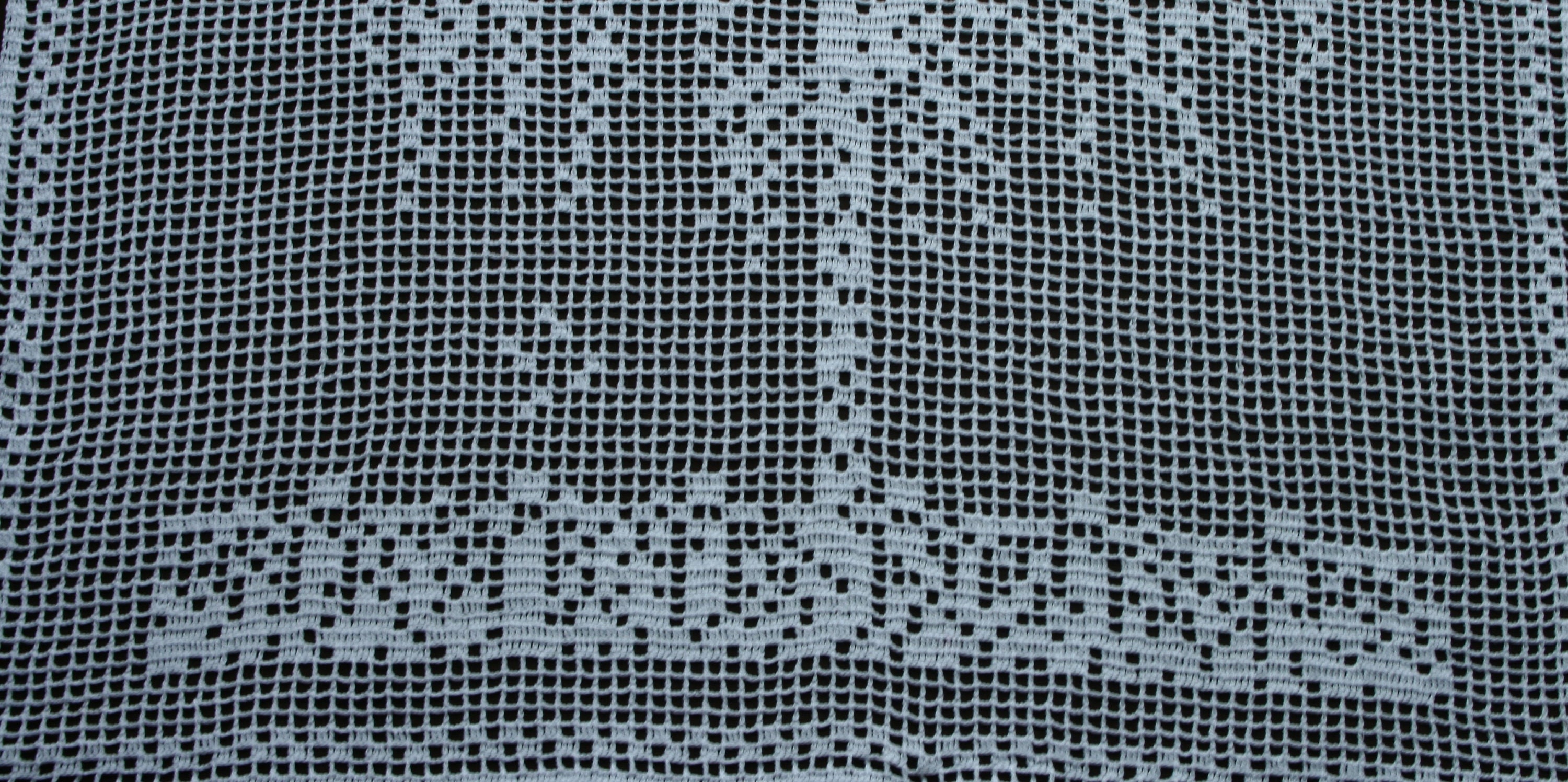 Crochet Curtain, Filet Curtain, Lace Curtain, Curtain With a Tree ...