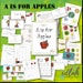 A is for Apples Themed Preschool Lesson Plans (one Week Curriculum) - Etsy